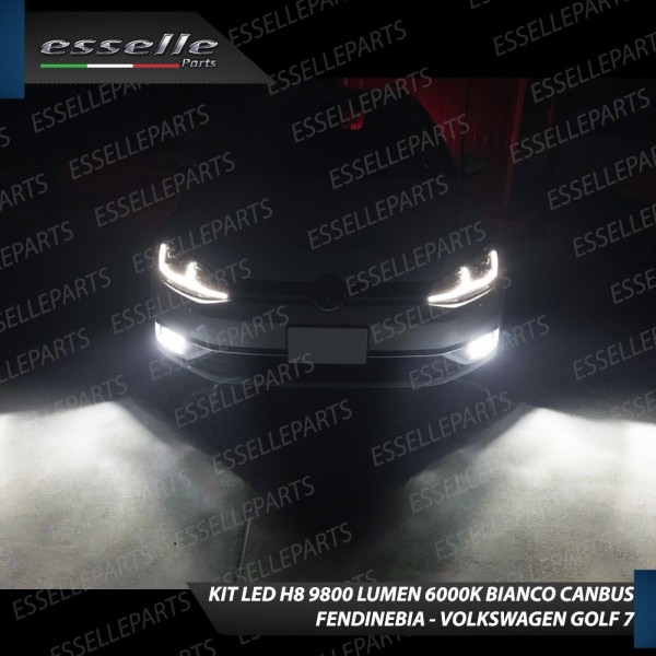 Kit Full Led 6000k canbus VW GOLF VII RESTYLING H8 Fendinebbia No Error