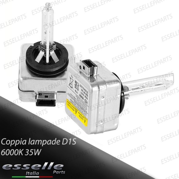 Coppia lampade ricambio D1S Xenon 6000K bianco Ghiaccio Peugeot 3008